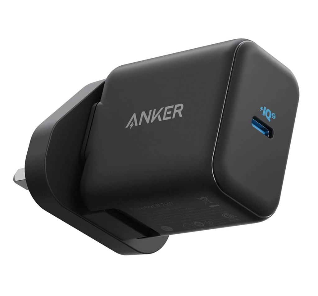 Anker PowerPort III 25W USB Wall Charger UK (Samsung Fast Charge ...