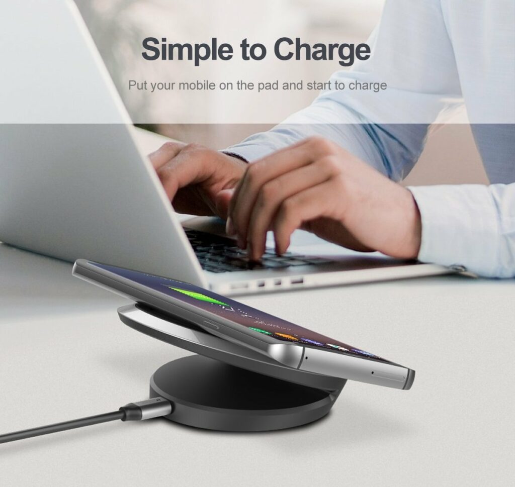 Unitek M003A QI Fast Wireless Charging Pad - OfficeWorks